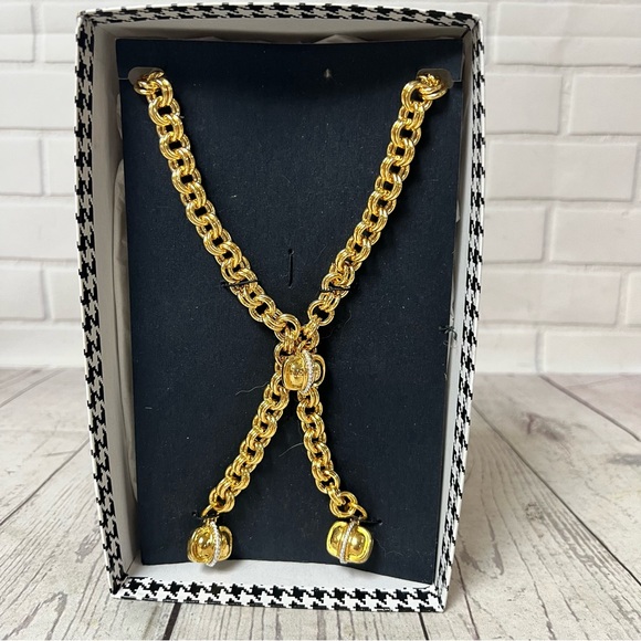 QVC | Jewelry | Vintage 9s Qvc Linda Dano Chunky Gold Tone Long ...